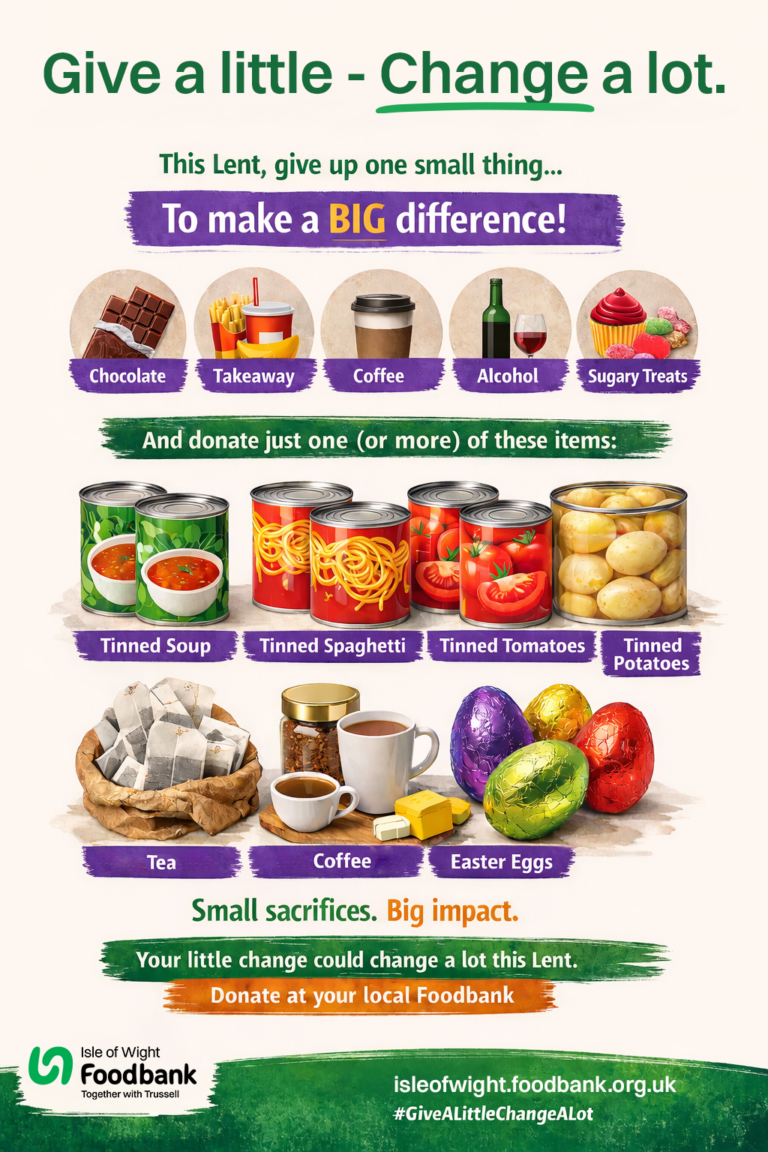 Give a Little – Change a Lot: Isle of Wight Foodbank Launches Six-Week ...